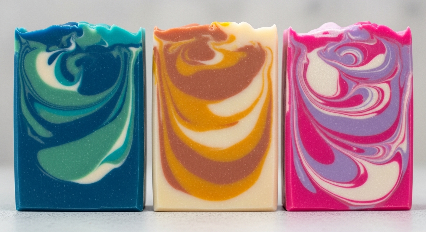 Drop Swirling for Cold Process Soap | Easy Swirl Technique